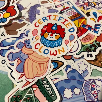 Certified Clown Waterproof Sticker - Etsy