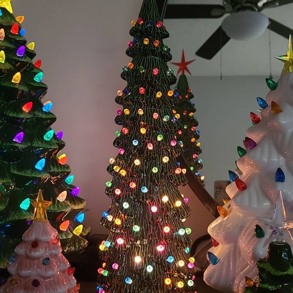 Slim Christmas Tree 16 Inches Tall - Vintage Christmas Décor ...