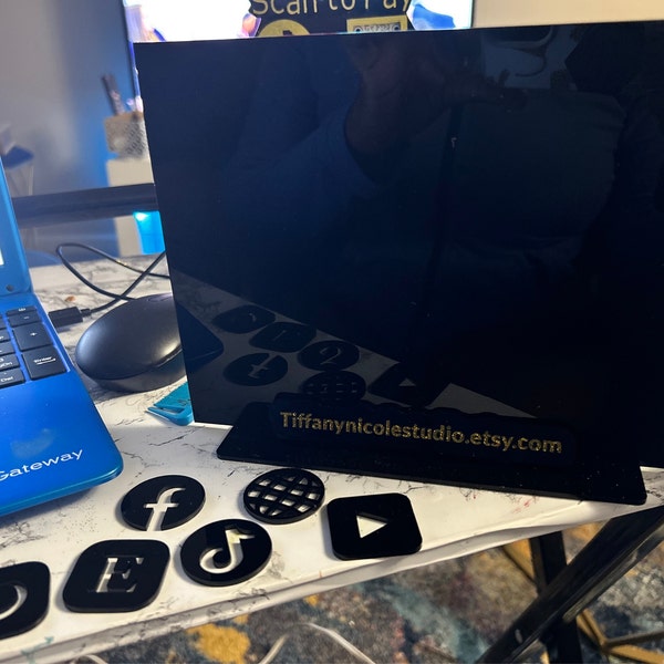 Digital Download , Social Media Sign Laser Cutting File , Lasercutting ...