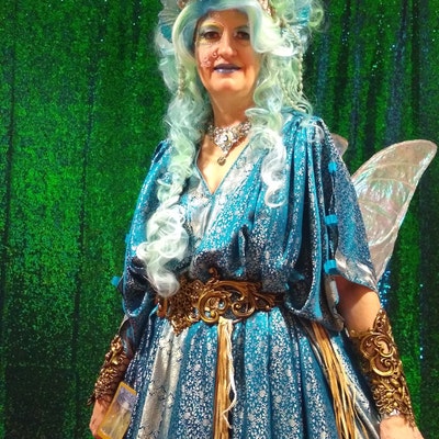 Silver Filigree Metallic Rubber Latex Ornate Collar Shoulder Armour ...