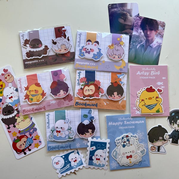 Love and Deepspace Magnetic Bookmark Xavier, Rafayel, Zayne, Sylus ...