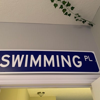 Swimming, Swimming Sign, Swimming Fan, Swimming Participant Gift ...