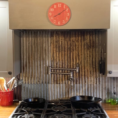 Rustic Red Clock Barn Red Clock - Etsy