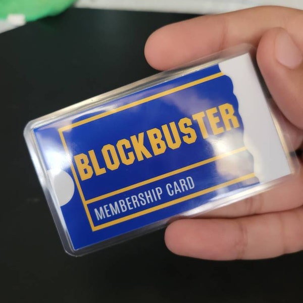 Blockbuster Membership Card - Etsy