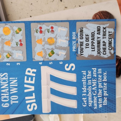 Concert Gift Scratch off Ticketsecret Message-vacation Reveal-surprise ...