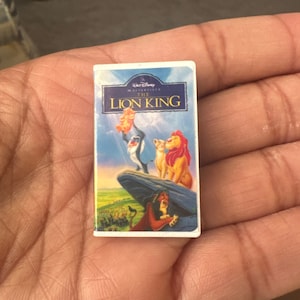 Mini 1:6 VHS K-Z Titles Tapes Choose the Movie Retro Miniatures 80's ...