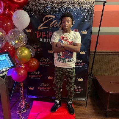 Swag 16 Birthday Backdrop, Backdrop Photo, Photo Step and Repeat, Sweet ...