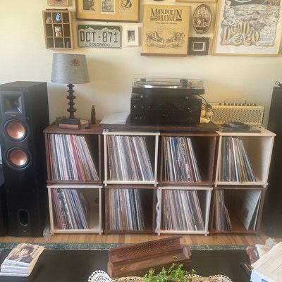 Record Storage Single Box Design Your Own - Etsy