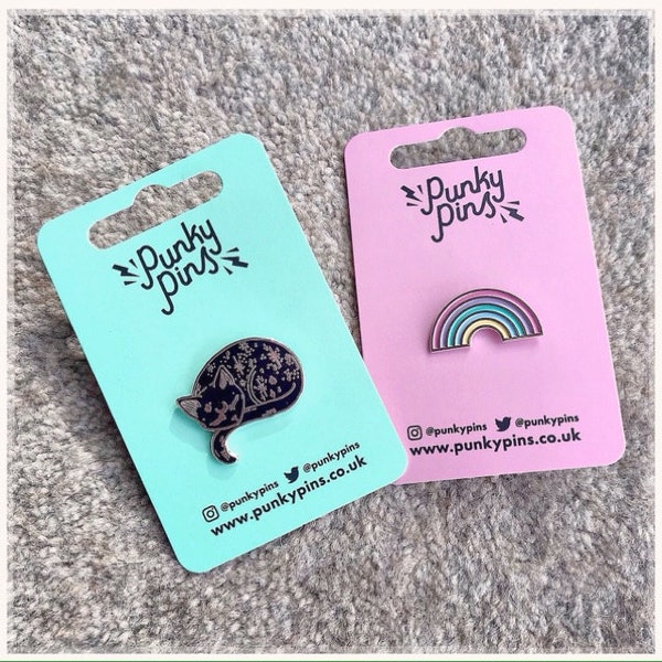 Pastel Rainbow Enamel Pin, Cute Lapel Pin - Etsy