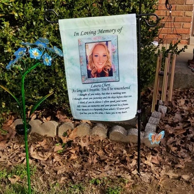 Personalized Flag, Sympathy Flag, Custom Flag, Memorial Gifts, in ...