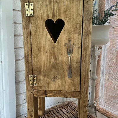 Handmade Wood Bedside Table Side Table Nightstand Rustic - Etsy