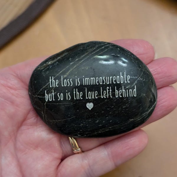 Engraved Word Rock Inspirational Quotes You Are My Rock - Etsy