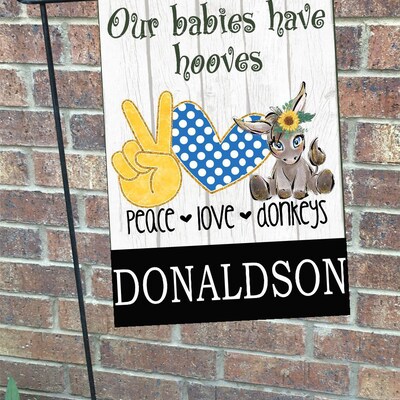 Peace Love Donkeys Png, Donkey Png, Donkey Clipart, Sublimation Designs ...