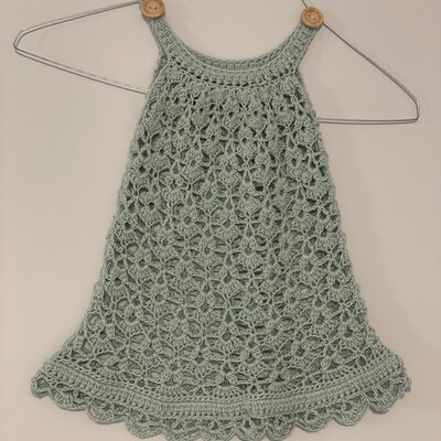 Crochet Dress PATTERN Chantilly Lace Sundress sizes up to - Etsy