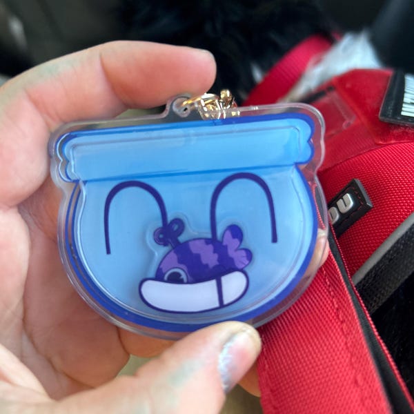 Finn - Dandy's World - Shaker Keychain 2 Inch - Etsy