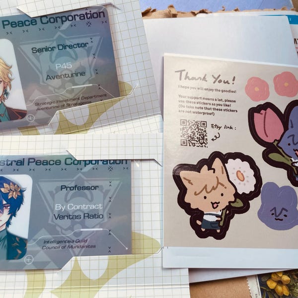 HSR IPC ID Cards Dr Ratio Aventurine Ratiorine Holographic Photocard - Etsy