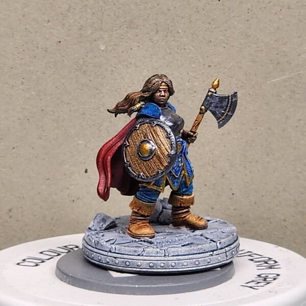 Knight Paladin Cleric Priest Miniature 28mm 32mm Scale 8K Resin 3D ...