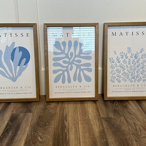 Henri Matisse Poster Art Set of 3, Museum Exhibition Prints Set ...