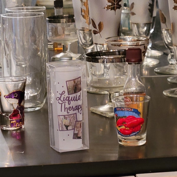 Tall Shot Glass Gift Box - Clear Gift Box - Gift Box for Tall Shot ...