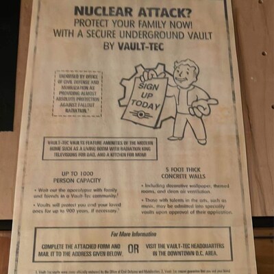 Fallout Vault-tec Propaganda Poster/advertisement - Etsy