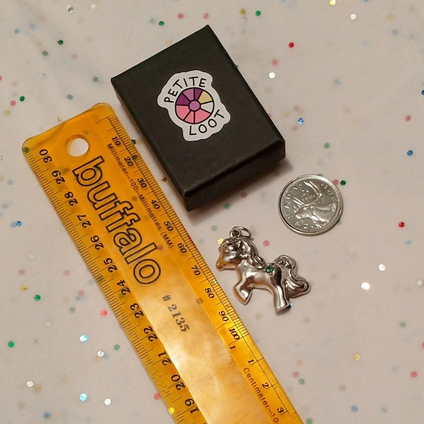 Mini Hamburger and Hot Dog Ring. Sterling Silver Unique Jewelry. 80s ...