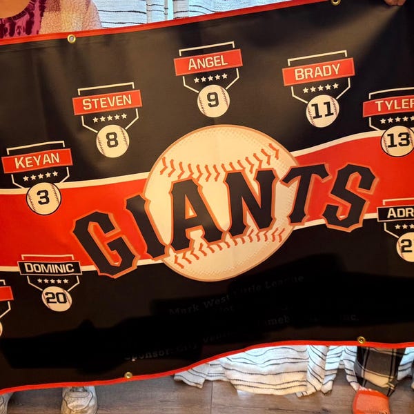 Custom Cooperstown Baseball Team Banner – Choose Your Size - Etsy