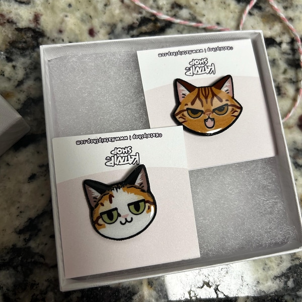 Lucky Cat Keychain, Kawaii Kitty Keychain, Good Luck Cat Acrylic ...