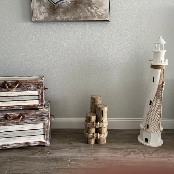SHORE PILINGS 19", for an Adorable and Very "nautical" Theme. (single ...