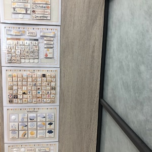 Printable Wall Calendar for Kids Classroom Perpetual Calendar Morning ...