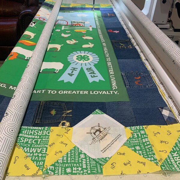 FFA Forever Blue Design on Gray - FFA Forever Blue - Riley Blake ...