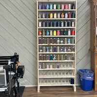 Thread Rack PDF Pattern & Plans to BUILD Your OWN Free Standing -6 Feet ...