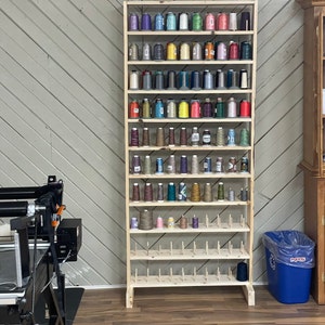 Thread Rack PDF Pattern & Plans to BUILD Your OWN Free Standing 6 Feet ...