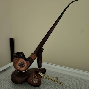 Wooden Tobacco Pipe Smoking Pipe Custom Pipe Mens Gift Gift - Etsy