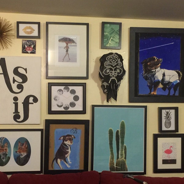 Cactus Print, Western Decor, Printable Large Poster, Modern Botanical ...