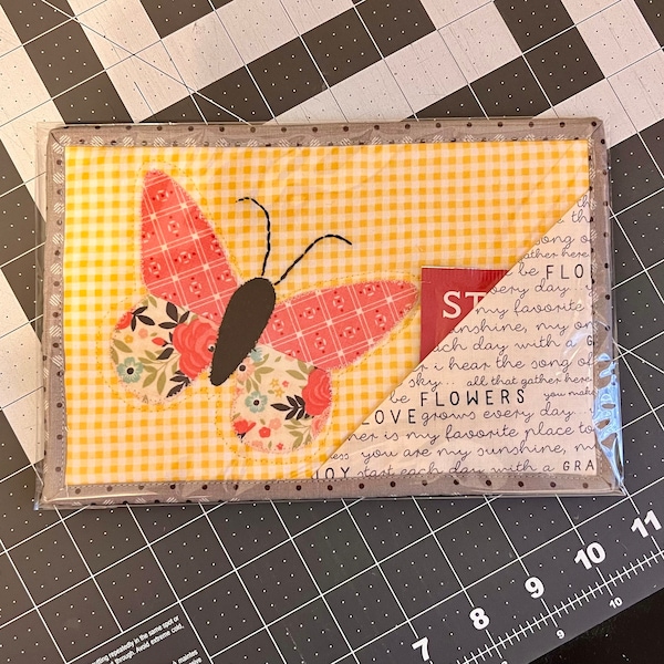 Butterfly Pocket Mug Rug Pattern - Etsy