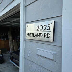 Lighted House Number Sign, Solar or Electric Vertical Home Address Sign ...