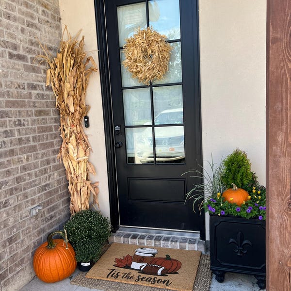 Corn Shuck Wreath - Fall Corn Shuck Wreath - Farmhouse Wreath - Fall ...