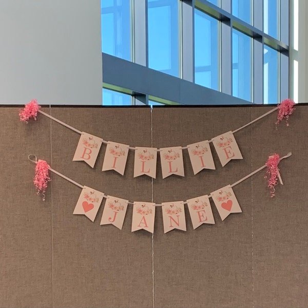 Printable Alphabet Banner Set, Letters A to Z, Numbers Plus Heart, DIY ...