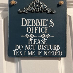 Personalized Office Door Sign, Custom Door Name Plate, Customized Door ...