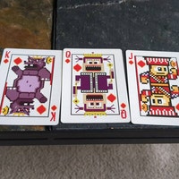 8-bit Gold Playing Cards - Etsy