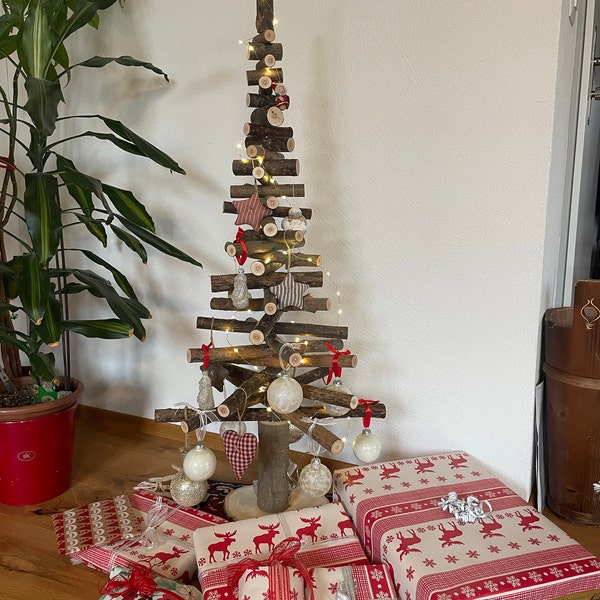 Weihnachtsbaum aus Holz Modell Lichtung, nachhaltiger Tannenbaum ...