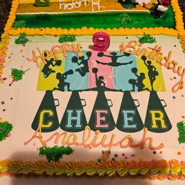 Graduation Silhouette Edible Cake Border - Etsy