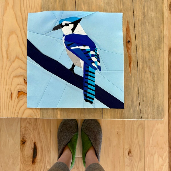 Blue Jay Paper Piecing Pattern - Etsy