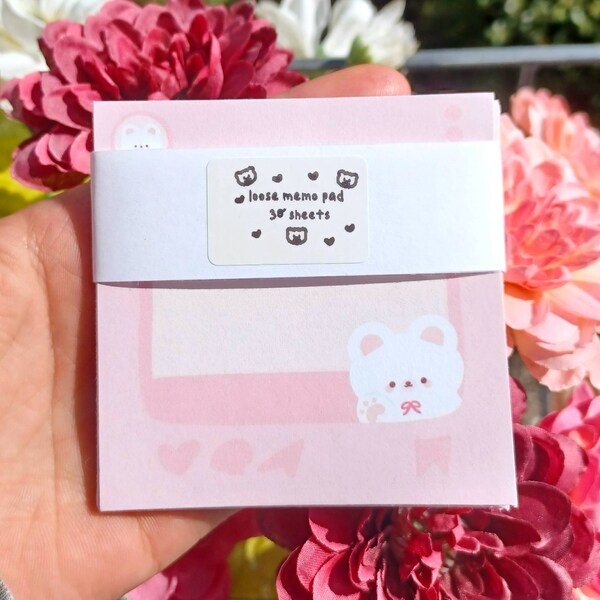 HOLOGRAPHIC Cute Brown Plushie Sticker Sheet, Cute Stationery Bundle ...