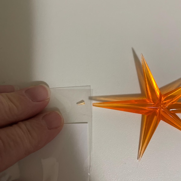 Large Ceramic Christmas Tree Stars. Replacement Star. Aqua-blue-clear ...