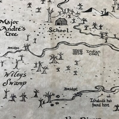 Sleepy Hollow Map - Etsy