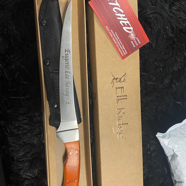 Personalized Fillet Knife, Engraved Fillet Knife, Customized Fillet ...