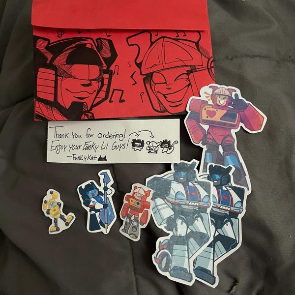 Transformers Stickers! Soundwave|blaster|jazz - Etsy