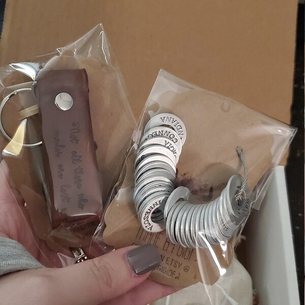 Travel Tokens Leather Keychain Lanyard, Travel Lover Gift, Personalized ...