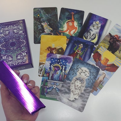 LE 78 Tarot Animal With PDF Guidebook Tarot of the Wild Animal Tarot ...